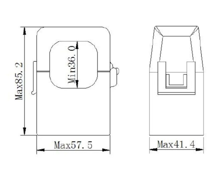CT Clamp 36MM | 250Amp | 5Amp Class | Ocular Load Controller