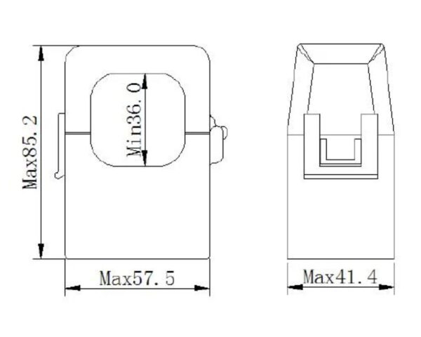CT Clamp - Ocular Load Controller - 36MM - 400Amp - 5Amp
