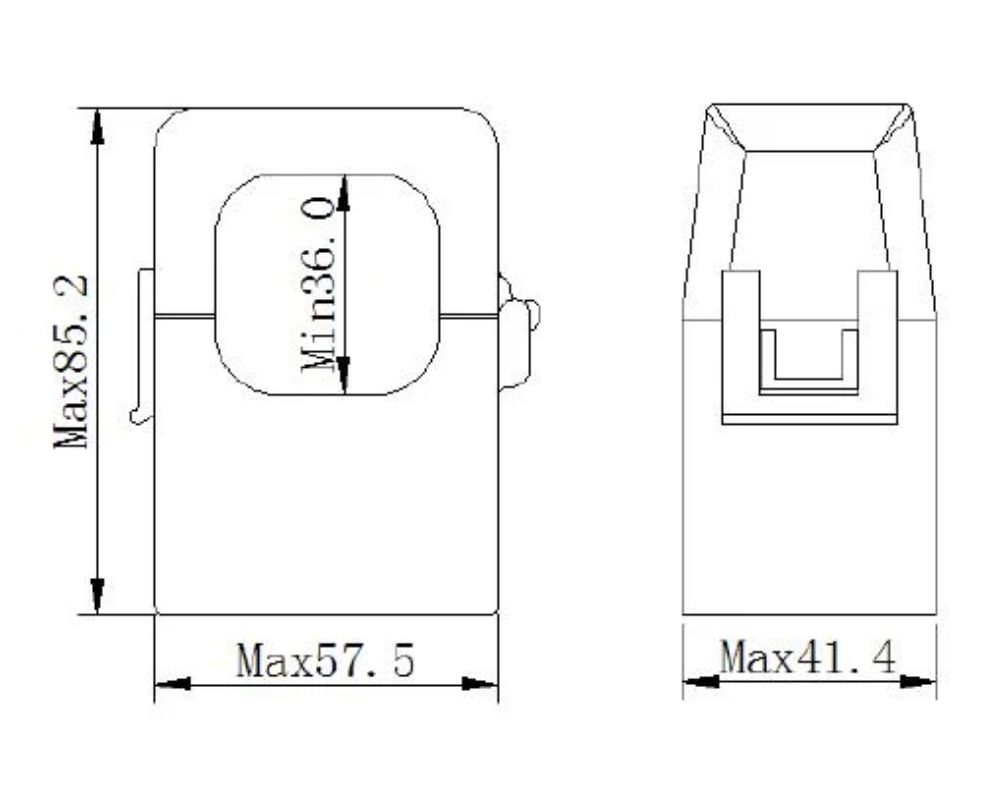 CT Clamp - Ocular Load Controller - 36MM - 400Amp - 5Amp